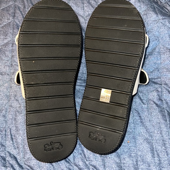 Coach | Shoes | Coach New With Box Gable Leather Sandal Size 5 | Poshmark
